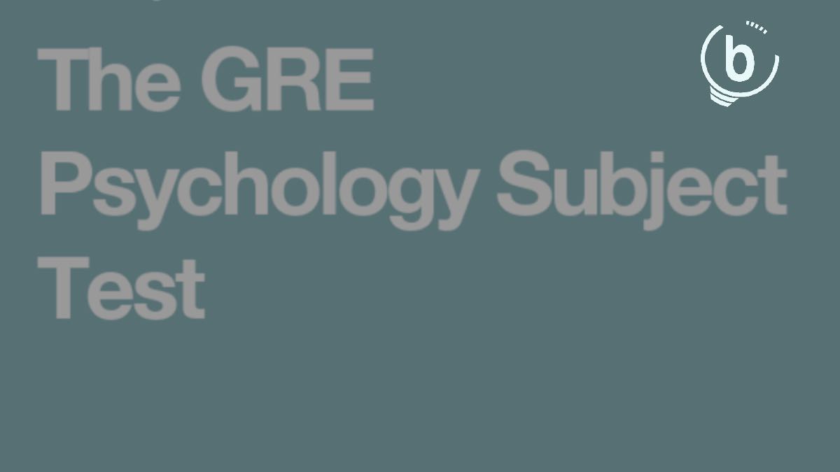 8 Best GRE Psychology Subject Test Books | BrightLink Prep